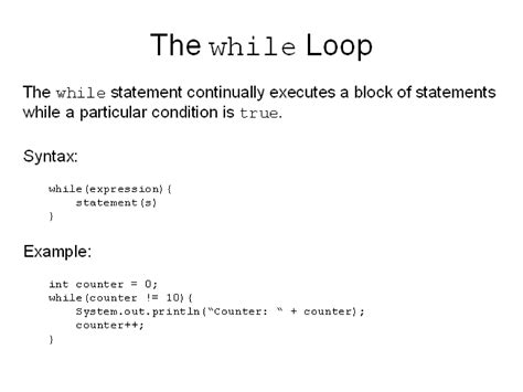 Chapter 4 Flow Control Structures And Arrays Ppt