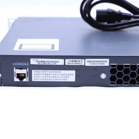 CISCO WS C2960 24LC L CATALYST 2960 PLUS 24PORT SWITCH Premier
