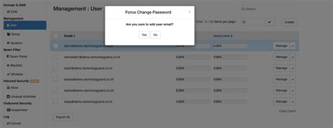 Email Panel Force Change Password Manual TH