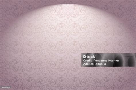 바로크 양식의 빈티지 고딕 양식의 수평 배경 로코코 스타일 핑크 드라이 로즈 파우더 컬러의 고급스럽고 왕실 벽지 배경 주제에