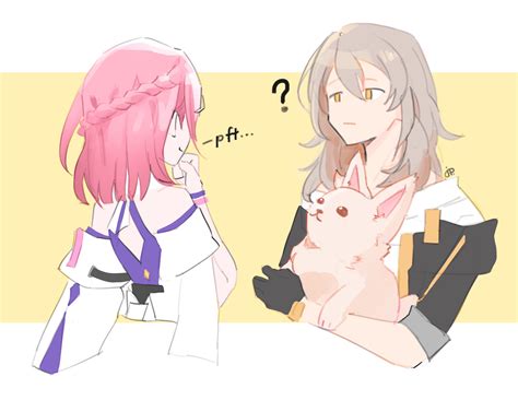 Trailblazer Stelle Asta And Peppy Honkai And 1 More Drawn By