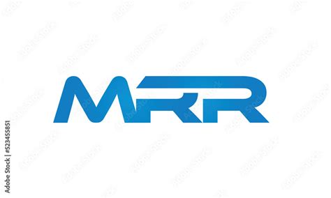 Mrr Letters Linked Logo Design Letter To Letter Connection Monogram