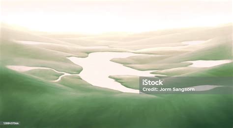 개념적 작품 자유 자연 희망 생활 행복 영적 과 꿈의 개념 새 호수의 초현실적 인 풍경 그림 예술 상상력 삽화 강에 대한 스톡 벡터 아트 및 기타 이미지 Istock