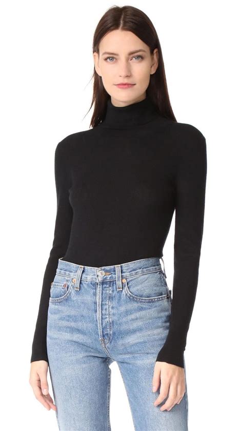 17 Lightweight Turtlenecks Perfect For Layering Turtle Neck Fashion Capsule Outfits