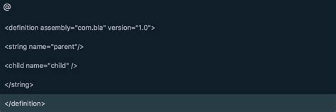 Sublimetext3 Symbol List Definition For Xml Stack Overflow