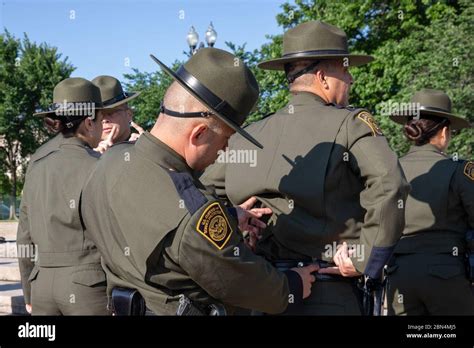 Us Customs And Border Protection Personnel Perform In The Steve Young