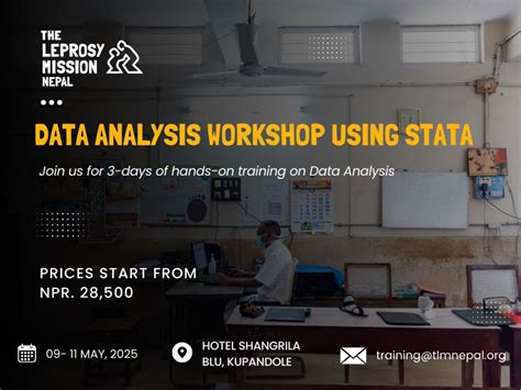 Fill | Data Analysis Workshop Using STATA | The Leprosy Mission Nepal