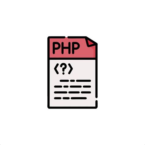 Php File Icon Illustration Vector Art At Vecteezy