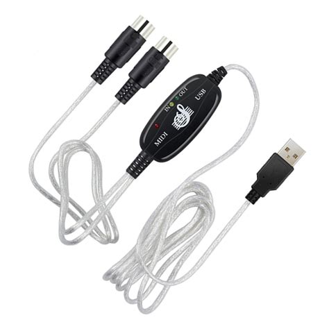 Topperfun Connection Cable Synthesizer Keyboard Midi To Usb