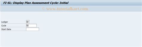 GA29N SAP Tcode Display FI SL Planned Assessment