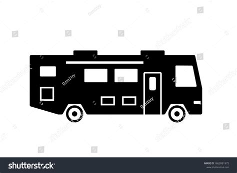 Trailer Class Silhouette Icon Clipart Image Stock Vector Royalty Free 1663081975