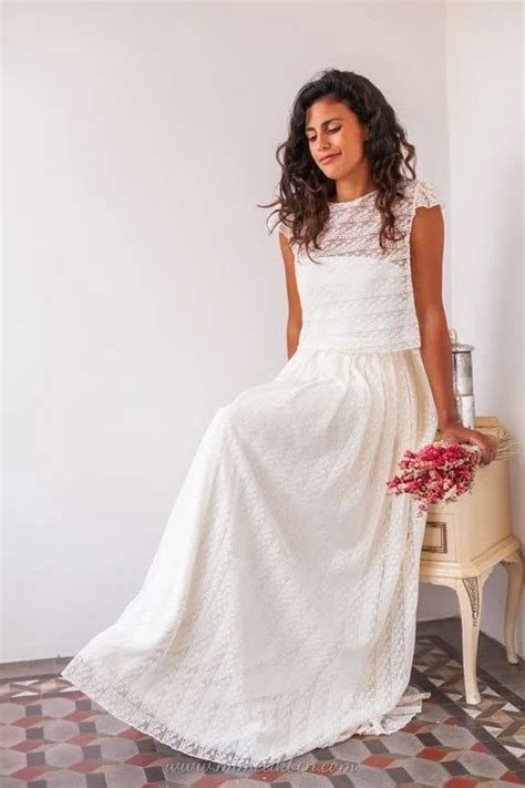 Mejores Vestidos Novia Boho Chic Baratos En Natural By Lila