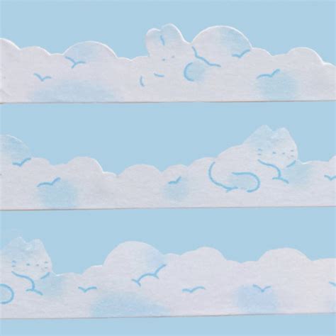 만타박스 Cloud 구름 모양 다이컷 마스킹테이프 슈가판타지