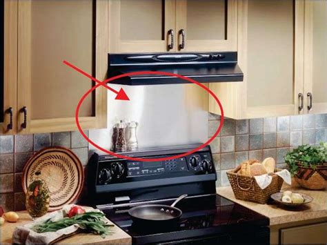 Broan Duct Free Universal Backsplash Plate Stainless Steel Roller