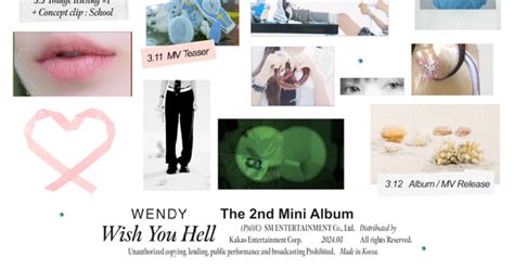 레드벨벳 웬디 키치한 무드 담긴 ‘wish You Hell 스케줄 포스터 공개