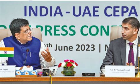 India Uae Eye 100 Bn Non Oil Trade By 2030