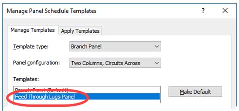 Electrical Panel Feed Thru Lugs In Revit 2020 Revit News