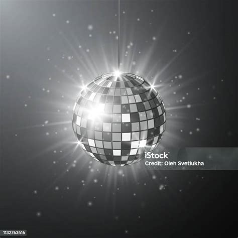 밝은 광선이 있는 디스코 또는 미러 볼 음악과 춤 밤 파티 배경입니다 추상 나이트 클럽 복고풍 배경 80 년대와 90 초 벡터 일러스트 나이트클럽에 대한 스톡 벡터 아트 및