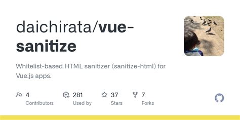 github daichirata vue sanitize whitelist based html sanitizer