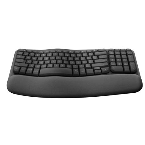 Logitech Ergo Series Wave Keys Ergonomic Wireless Keyboard Graphite