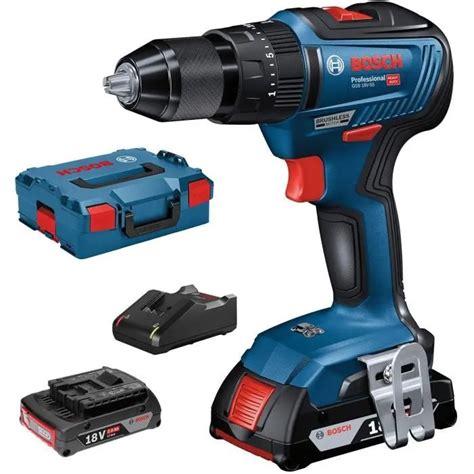 BOSCH PROFESSIONAL Perceuse visseuse à percussion GSB18V 55 pas cher