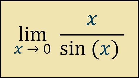 Limit Of X Sin X As X Approaches Zero YouTube