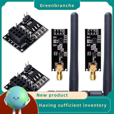 Greenbranche 2pcs Nrf24l01palna Rf Transceiver Module With Sma