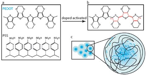 Illustration Of Molecular Structure Of Pedotpss A Chemical Structure