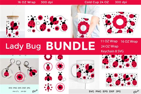 Lady Bug Bundle Svg Graphic By Olyate Creative Fabrica