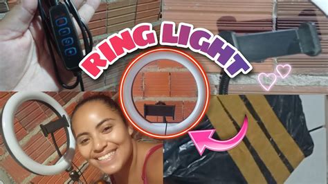 COMPREI UMA RING LIGHT NA SHOPEE DE 30 CM E 12 POLEGADAS YouTube