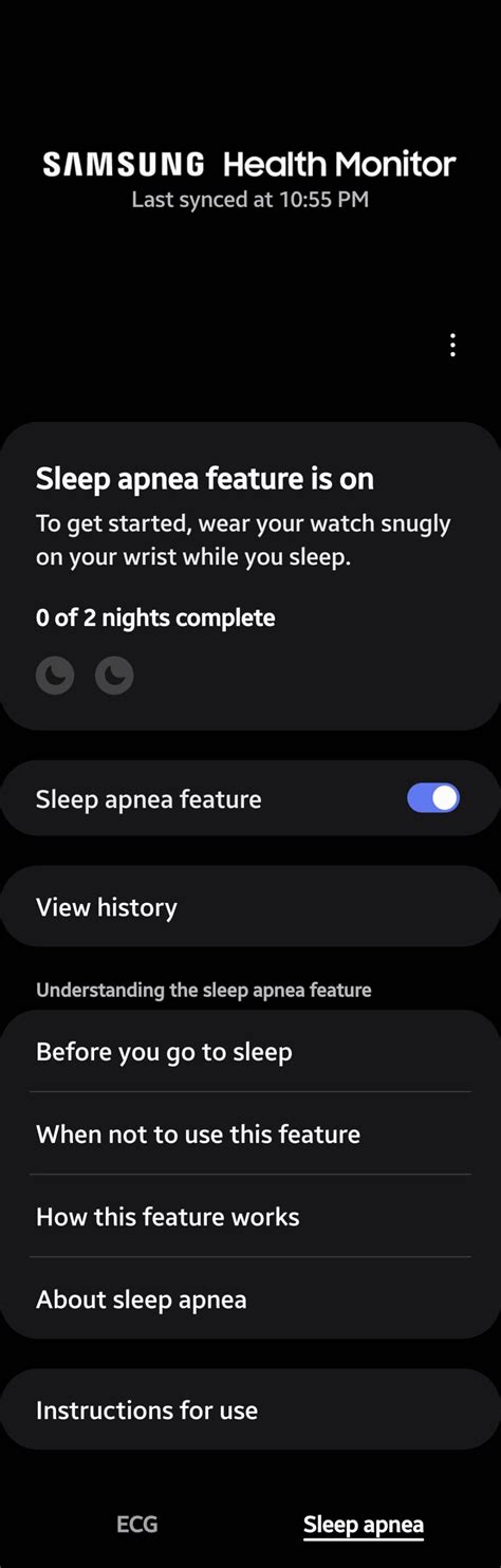 Heres Our First Look At The Sleep Apnea Detection Feature On Galaxy
