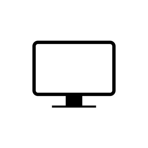 Computer Pc Icon In Generic Style Monitor Desktop Sign Symbol 49235422