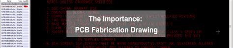 the importance of pcb fabrication drawing