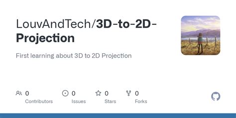 Github Louvandtech 3d To 2d Projection First Learning About 3d To 2d