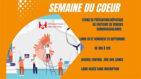 Semaine Du Coeur Au CHU Saint Pierre CHU Saint Pierre UMC Sint Pieter