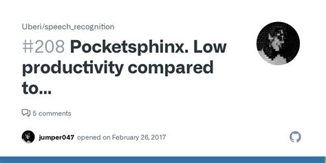 pocketsphinx low productivity compared to pocketsphinx continuous