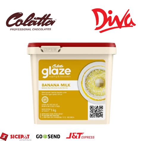 Jual Colatta Glaze Banana Milk 1 Pail 1 KG Shopee Indonesia