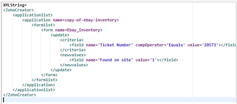 C Rest Api Call From Vb Zoho Creator Stack Overflow
