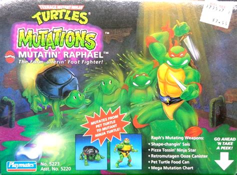 Teenage Mutant Ninja Turtles Playmates Mutatin Raphael