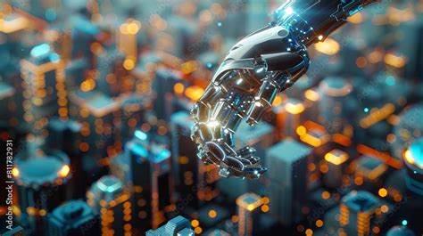 Artificially Intelligent Robots Are Used To Create Houses Or Home