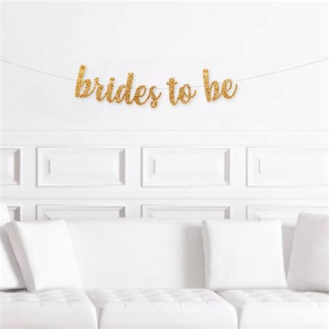 Lesbian Wedding Shower Banner Brides To Be Bridal Shower Etsy