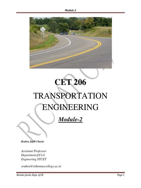 Cet 206 Module 2 Pdf Road Surface Fracture