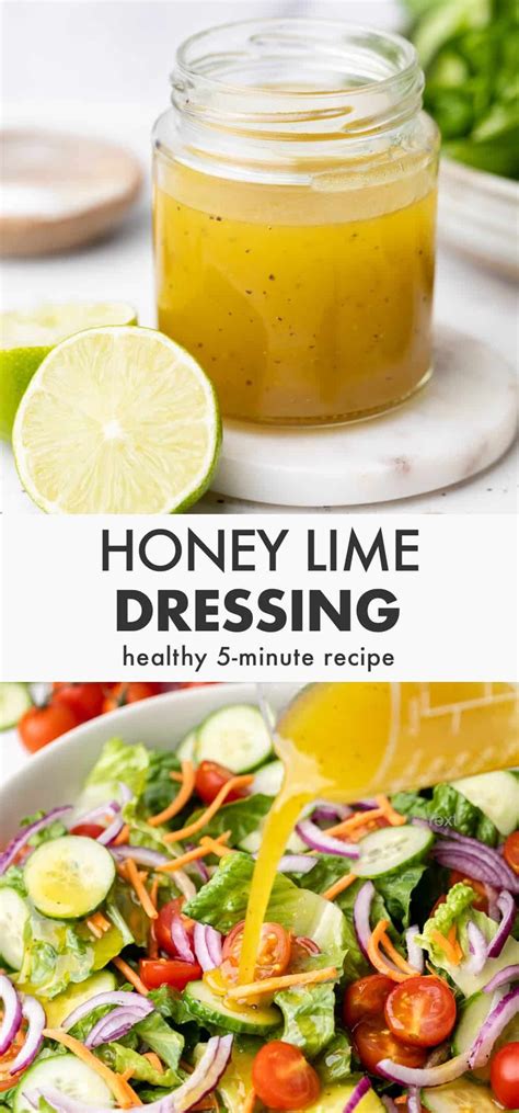 Honey Lime Dressing Recipe Artofit