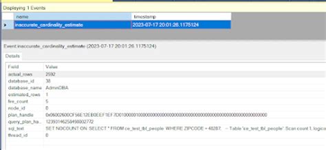 Mission SQL Homeostasis Tracking The Inaccurate Cardinality Estimates