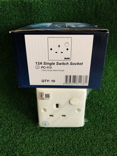 Sum 13a Single Switch Socket Lazada