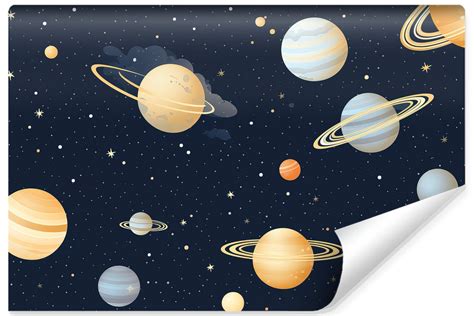 Fototapeta Dla Dzieci Kosmos Planety Gwiazdy Galaktyka 360cm X 240cm Muralo Sklep EMPIK