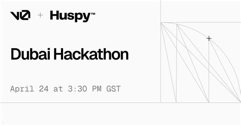 join the vercel x huspy hackathon events vercel community
