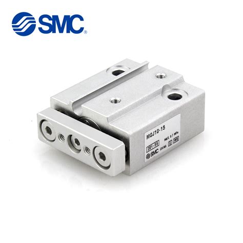 smc原装微型三轴带导杆气缸mgj6 5 mgj6 10 15 mgj10 5 10 20 f8n 虎窝淘
