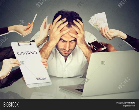 Man Busy At Work