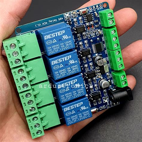 Modbus Rtu Channel Relay Module Rs Ttl V Arduino